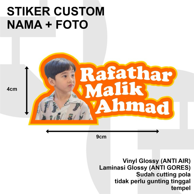 Jual STIKER CUSTOM NAMA DAN FOTO | BACA DESKRIPSI PRODUK DI BAWAH ...