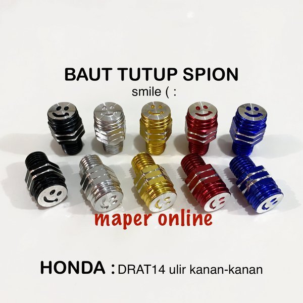 Jual Baut Lubang Spion Smile Baut Tutup Lubang Spion Smile Cnc Yamaha ...