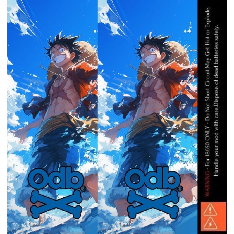 Jual DICO CUSTOM - Skin Wrap Baterai 18650 ODB X One Piece Wrap Full ...