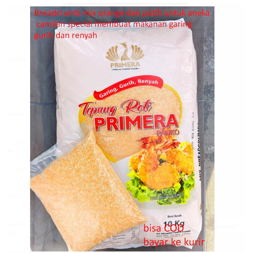 Jual Breadcrumb Primera mix orange dan putih untuk aneka camilan ...