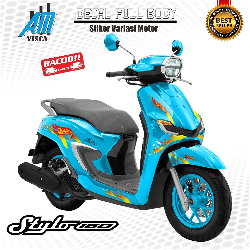 Jual Decal Stiker Stylo 160 Full Body | Sticker Honda Stylo 160 Variasi ...