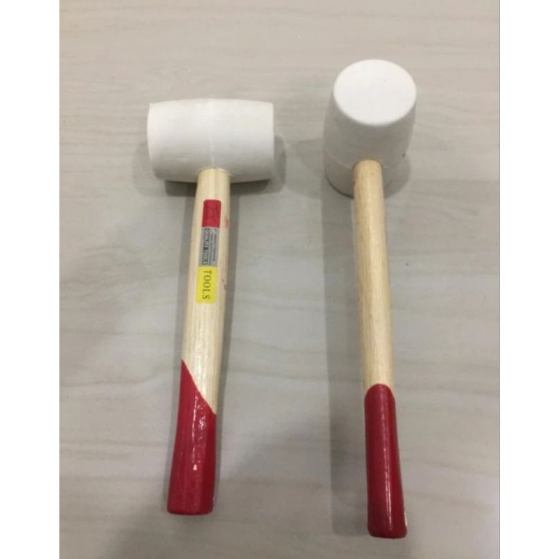 Jual martil karet putih 500 gram martil rubber hammer white martil ...