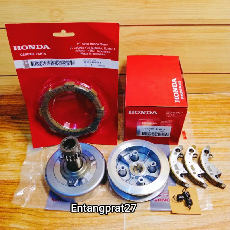 Jual Paket Lonceng Kopling Assy (GN5) + Ganda + Rumah kopling + Plat kopling Honda Astrea grand ...