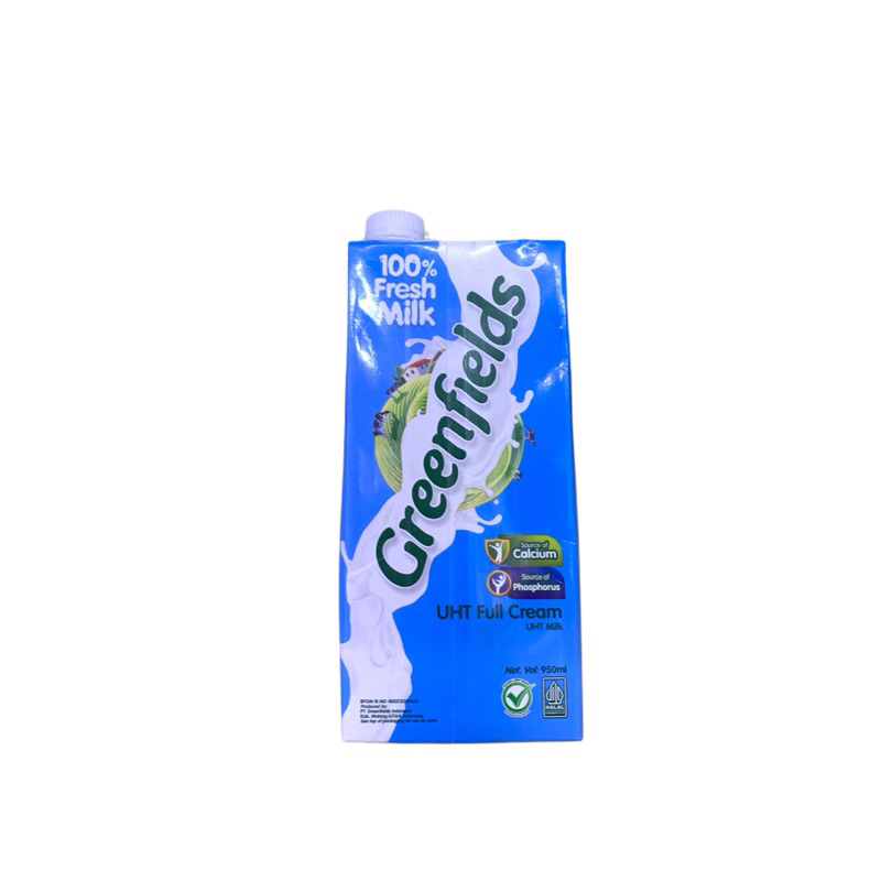 Jual greenfields uht milk 950 ML | Shopee Indonesia
