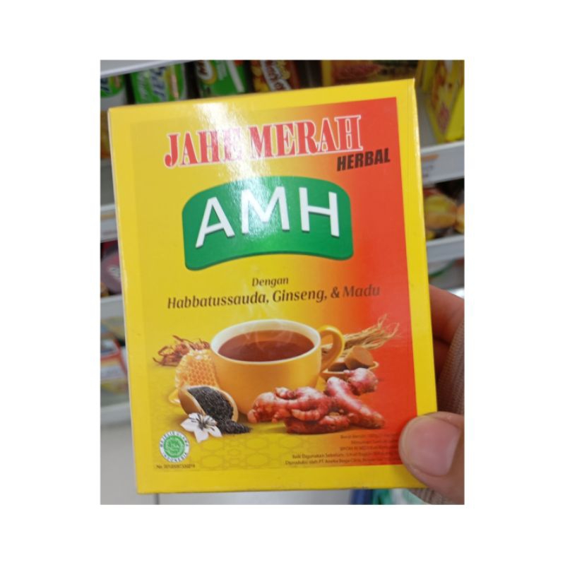Jual JAHE MERAH AMH HERBAL ISI 5 SACHET | Shopee Indonesia