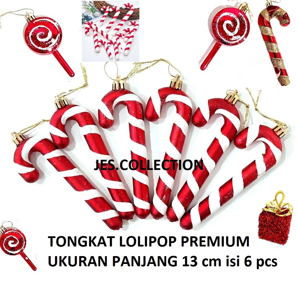 Jual GANTUNGAN NATAL PERMEN TONGKAT LOLIPOP JUMBO 29 CM dan ukuran lain ...