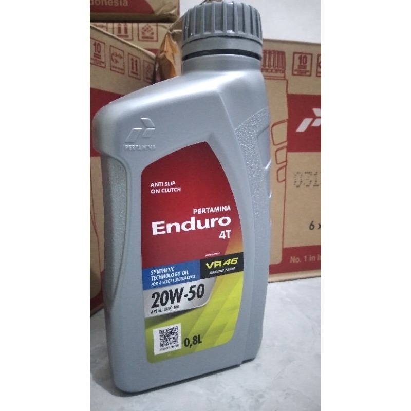 Jual Oli Pertamina Enduro 4T SAE 20W - 50 800 Ml | Shopee Indonesia