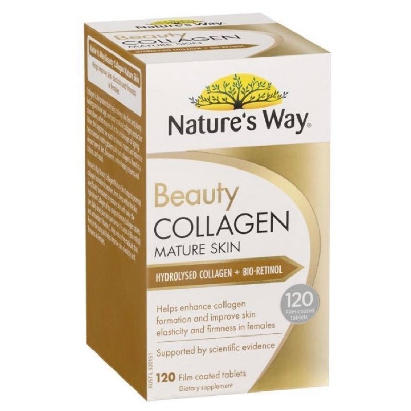 Jual Nature's Way Beauty Collagen Mature Skin 120 tablet | Shopee Indonesia