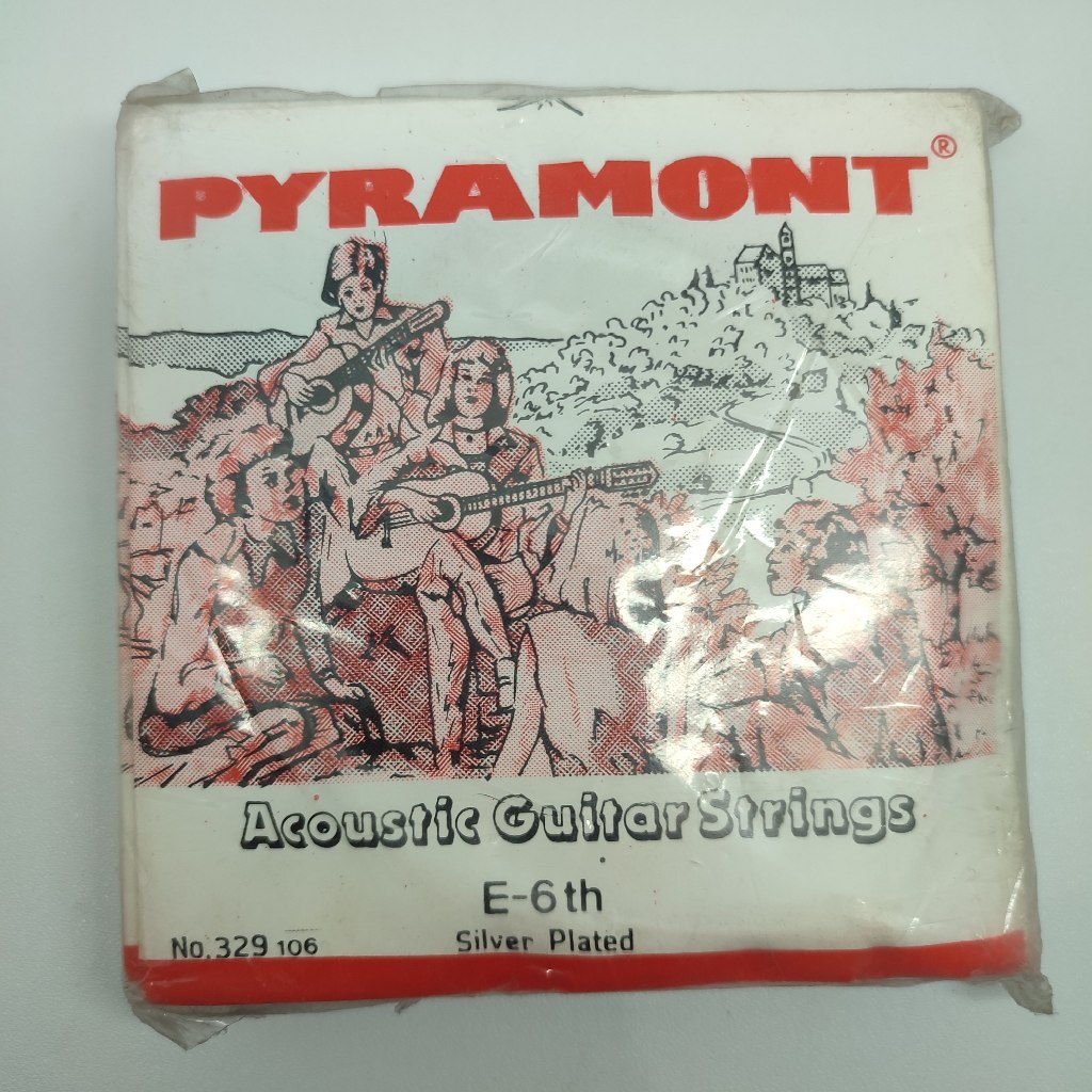 Jual Senar Gitar Pyramont - Senar Gitar Akustik Silver Plated E-6th (No ...