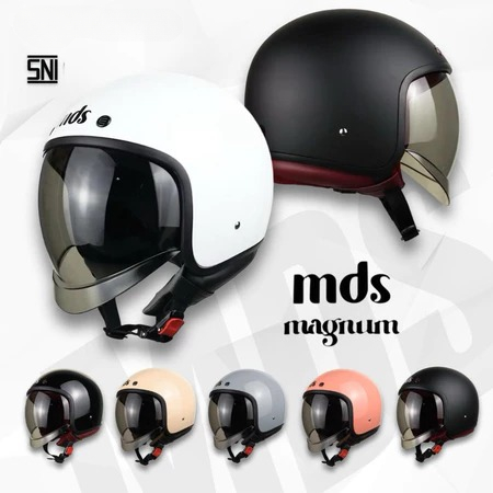 Jual HELM MDS MAGNUM || MDS RETRO || MDS BOGO | Shopee Indonesia
