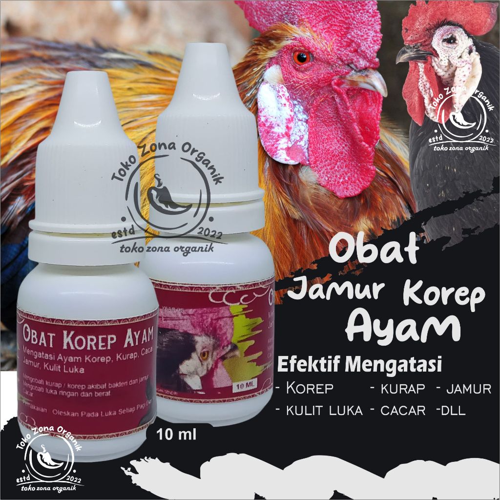 Jual OBAT AYAM KOREP AYAM KURAP CACAR JAMUR KULIT LUKA KULIT JAMUR IRITASI GATAL KULIT BAKTERIAL ...