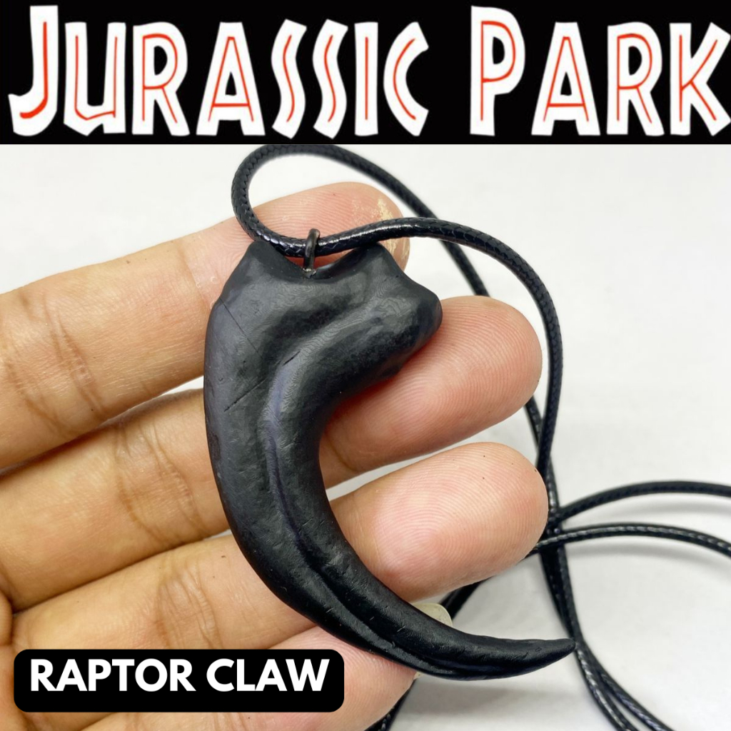 Jual Jurassic Park Velociraptor ClawNecklace Kalung Raptor Claw ...
