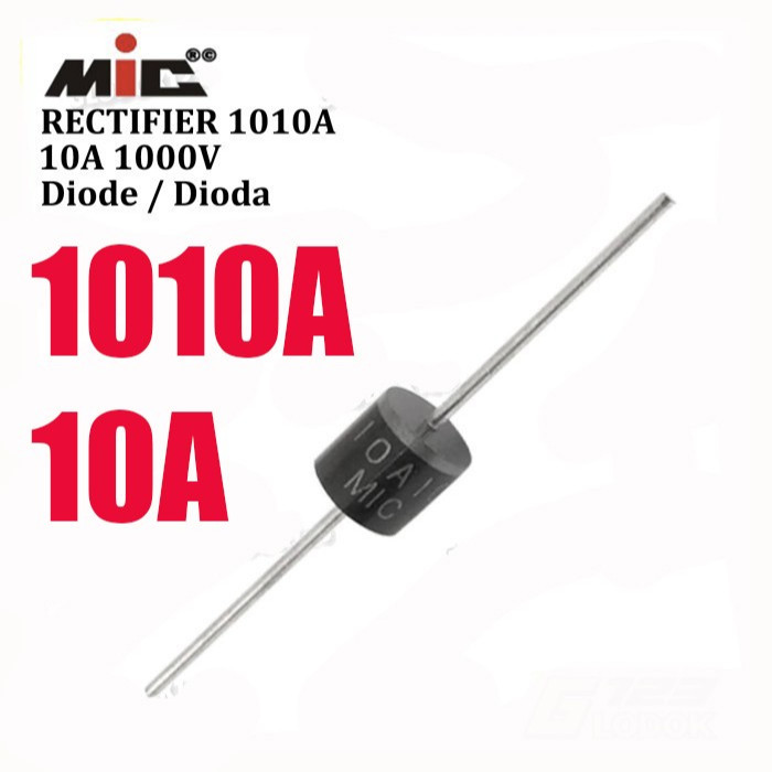 Jual Dioda Diode 10A10 10A Rectifier MIC 10A10 10A Ampere 1000V Volt 1KV ED BB98 | Shopee Indonesia