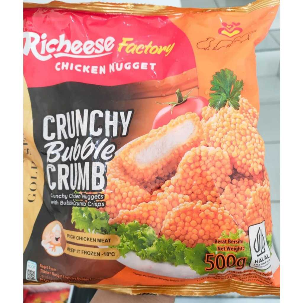 Jual Richeese Factory Nugget Crunchy Gold 500 gr | Shopee Indonesia
