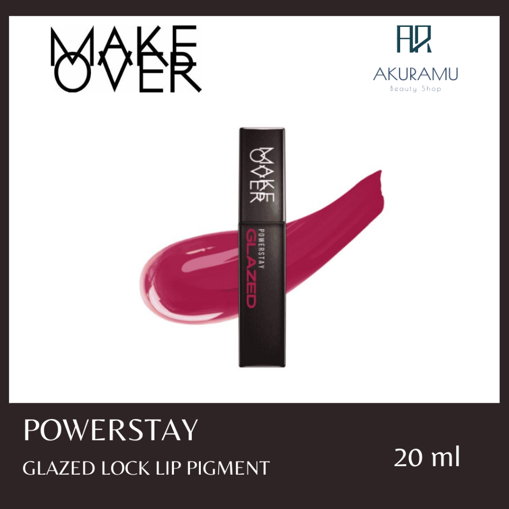 Jual Make Over - Powerstay Glazed Lock Lip Pigment - Lip Gloss Transfer ...