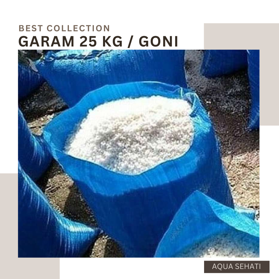 Jual garam ikan / garam krosok / garam pertanian 25 kg / goni - garam ...