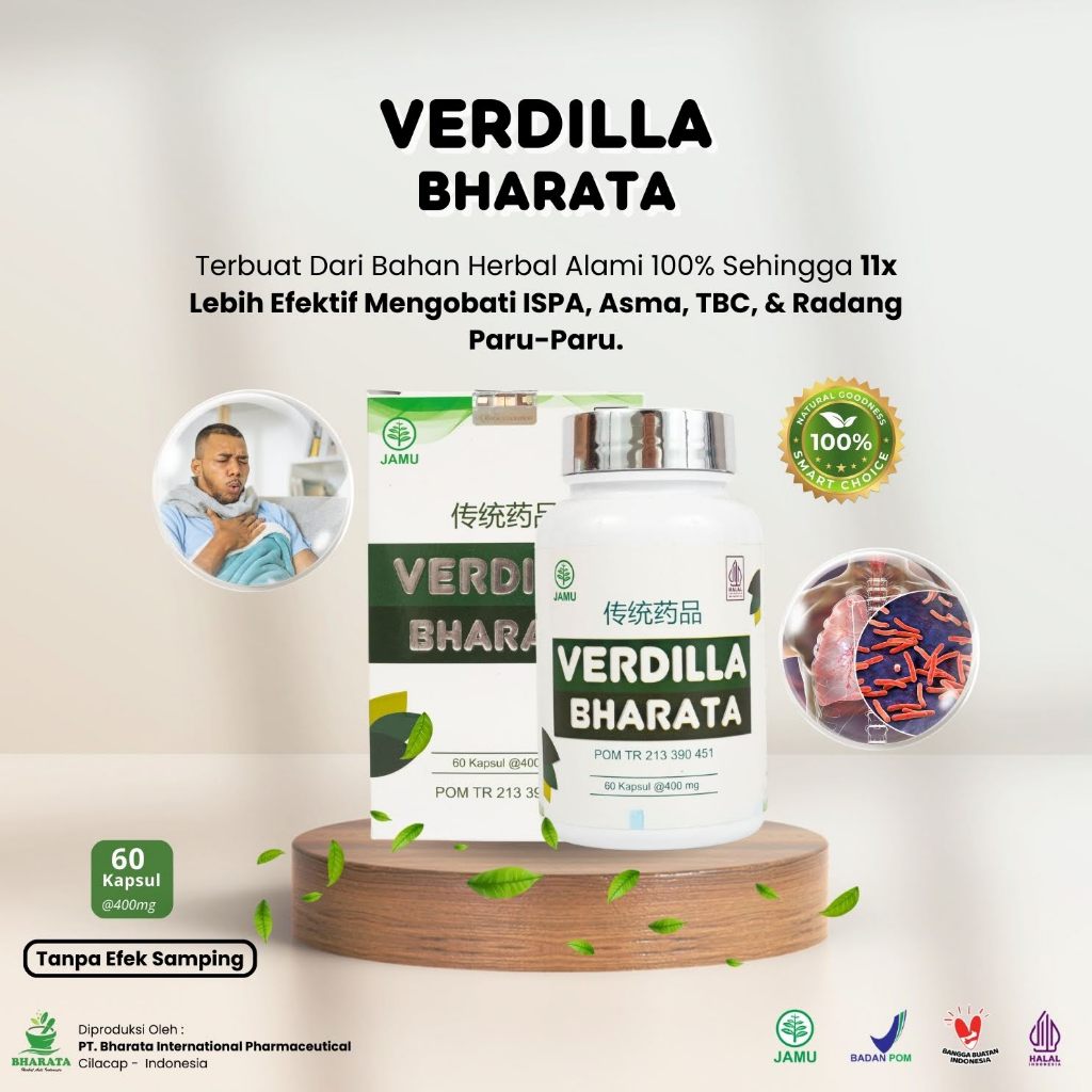 Jual Obat Batuk Berdarah Verdilla Bharata - TBC - Bronkitis - Infeksi ...