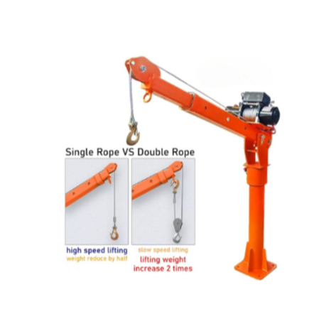 Jual Mini Truck Crane Lifting Crane Katrol Mobil Truk 1000 KG 12V ...