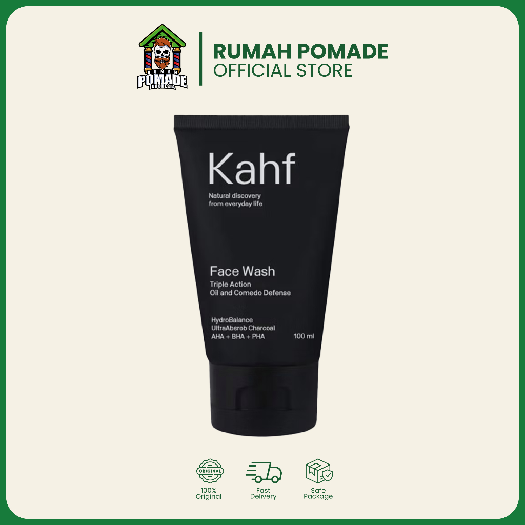 Jual KAHF Triple Action Oil and Comedo Defense Face Wash - Sabun Wajah ...