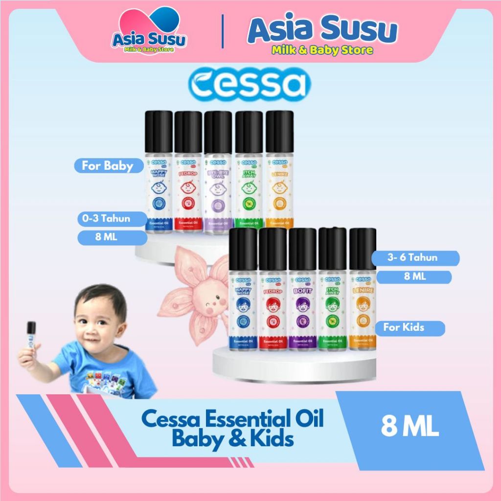 Jual CESSA ESSENTIAL OIL BABY / KIDS 8ML - COUGH FLU HAPPY NOSE FEVER ...