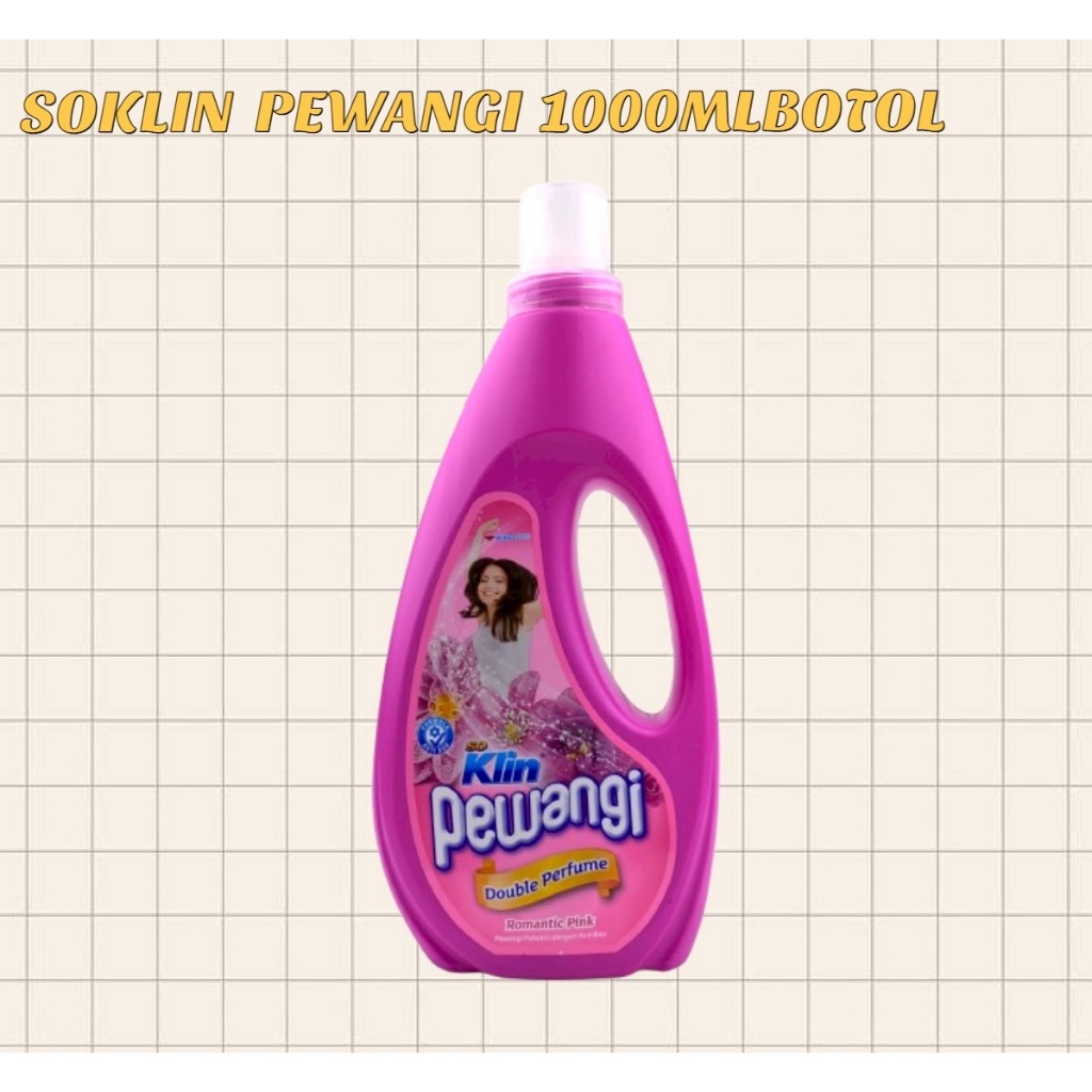 Jual SOKLIN PEWANGI 1000ML BOTOL/centraltrenggalek | Shopee Indonesia