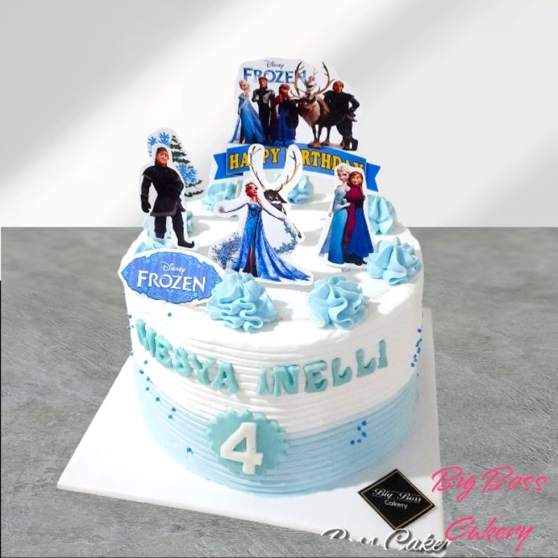 Jual BigBossCakery FROZEN BIRTHDAY CAKE KUE ULTAH ANAK | Shopee Indonesia