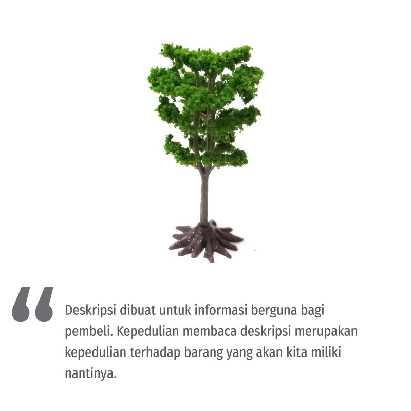 Jual Miniatur Pohon Rimbun Untuk Maket, Diorama, Terrarium 𝗕𝟵𝟮 | Shopee ...