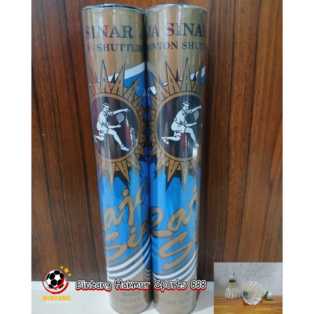 Jual shuttlecock badminton COCK RAJA SINAR ORIGINAL | Shopee Indonesia