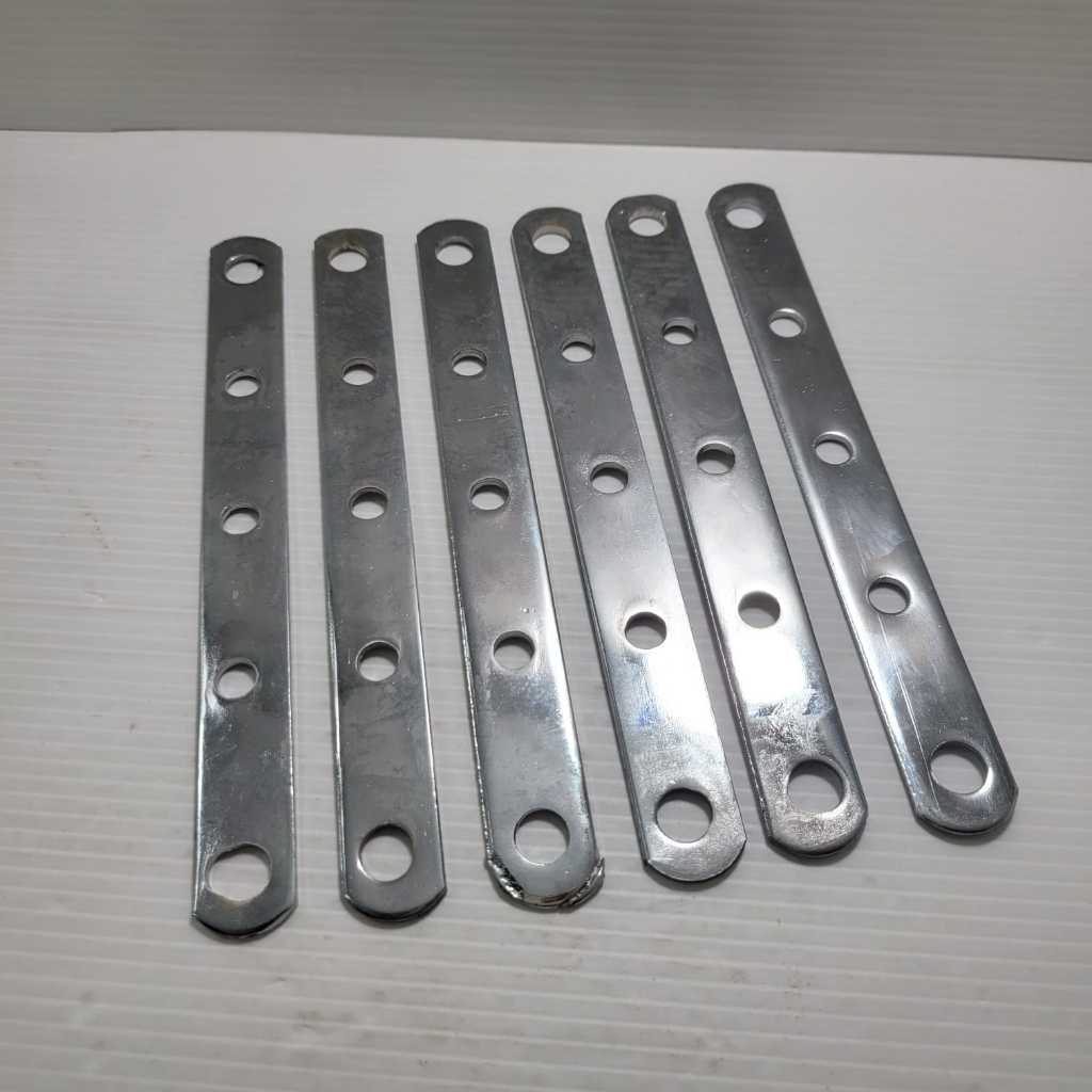 Jual Braket Bracket Plat Besi 5 Lubang Multi Fungsi Panjang 17 CM Warna ...