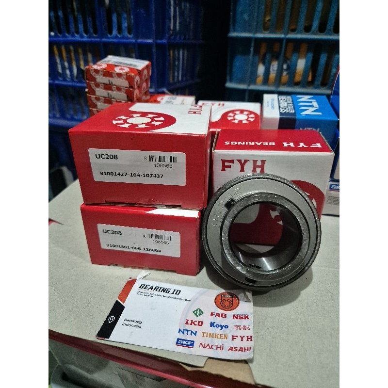 Jual Bearing Insert UC 208 AS 40 MM FYH JAPAN ORIGINAL | Shopee Indonesia