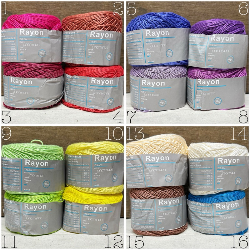 Jual Benang Rajut Rayon United ( United Rayon ) | Shopee Indonesia