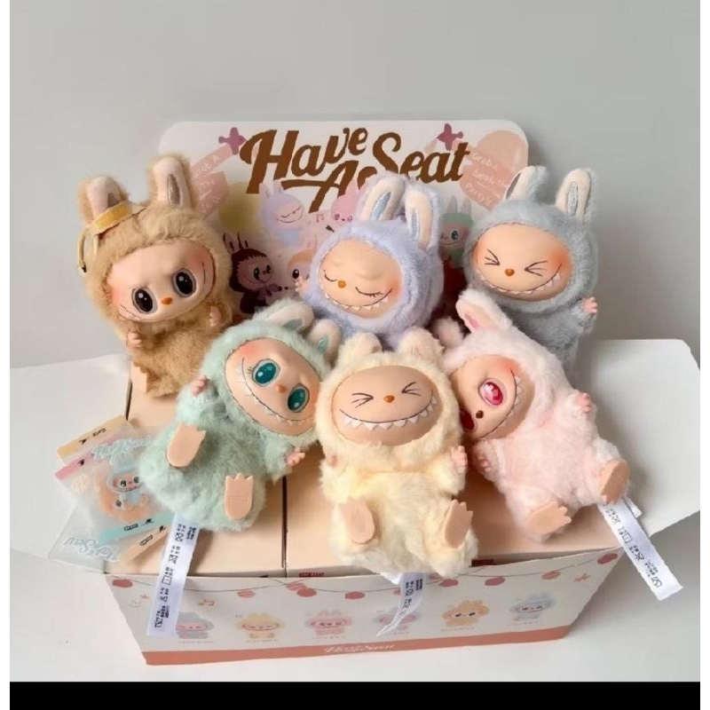 Jual The Monster Labubu V2- Have A seat Labubu / V2 Labubu bisa duduk ...
