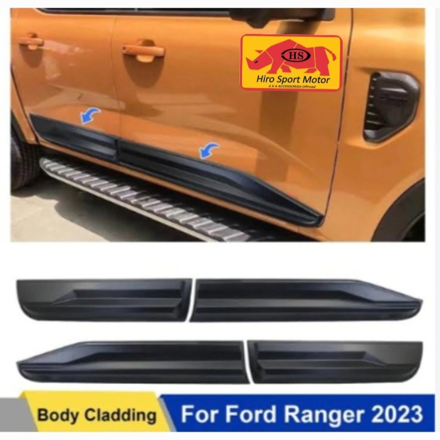 Jual list side moulding body cladding ford ranger raptor | Shopee Indonesia