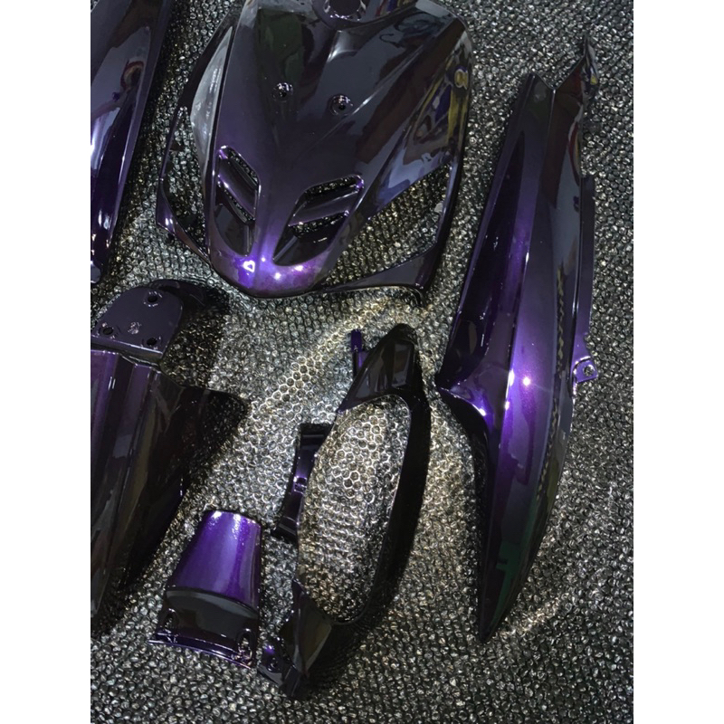 Jual Cover full body halus yamaha mio sporty moonlight purple (hitam ...