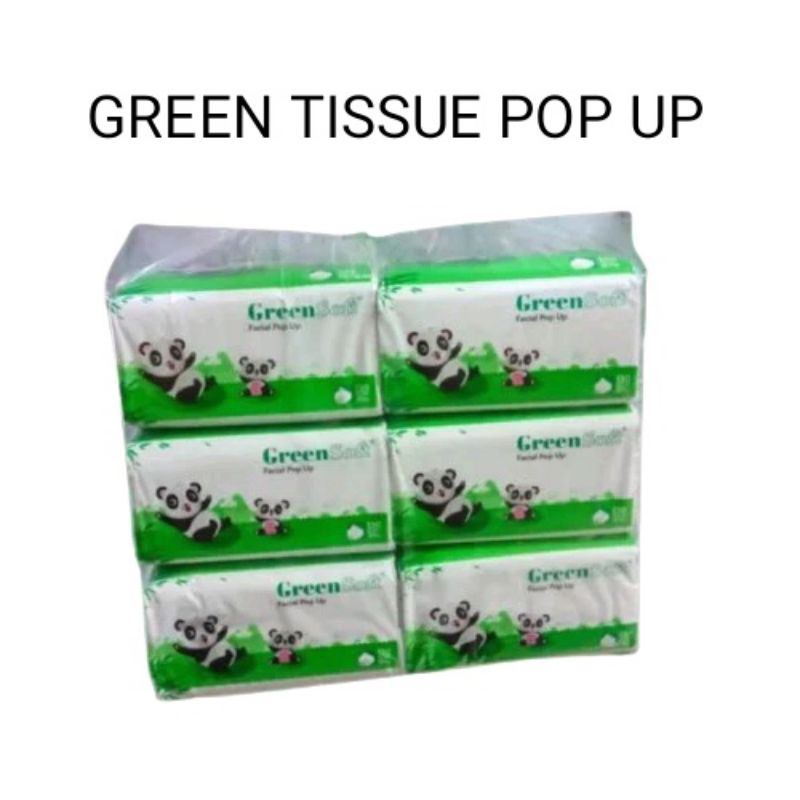 Jual Tissue Green Pop Up isi 6 pc | Shopee Indonesia