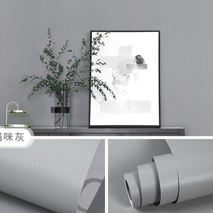 Jual Wallpaper Dinding Polos Lht Grey 9m sd 1m x 45cm | Shopee Indonesia
