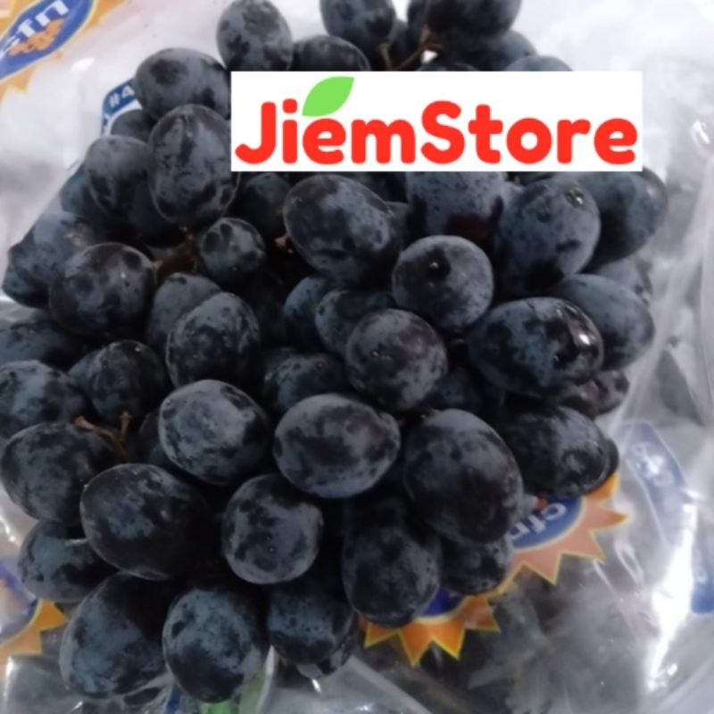 Jual Anggur Hitam Black Autumn Seedless Buah Segar Fresh Fruit | Shopee ...