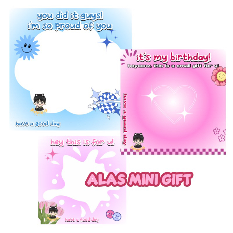 Jual Alas Mini Gift / Alas kertas mini gift, custom design | Shopee ...