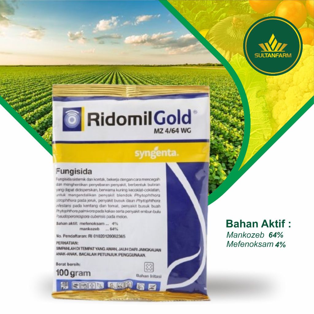 Jual RIDOMIL GOLD MZ 4/64 WG - Fungisida Sistemik pengendali Penyakit ...