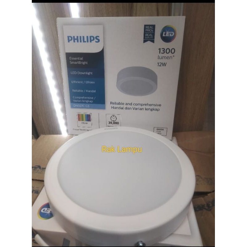 Jual Lampu Dwonlight LED Outbow DN027C 12Watt Philips | Shopee Indonesia