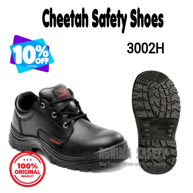 Jual AgnimaSafety Cheetah Safety Shoes 3002H Sepatu Safety | Shopee ...