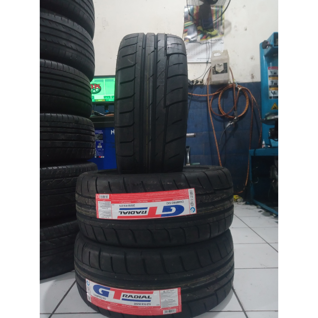 Jual BAN MOBIL SEMI SLICK BALAP RING 16 GT RADIAL 205 50 R16 SX2 | Shopee Indonesia