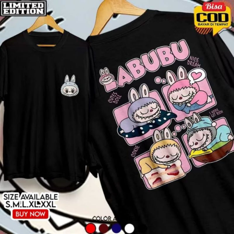 Jual Kaos LABUBU Viral Terbaru korean style kaos Pria Wanita | Shopee ...