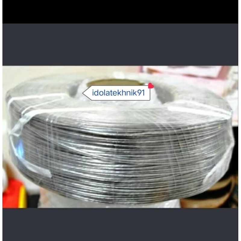Jual kabel awg 2x24 transparan1rol panjang 610meter serabut tembaga putih | Shopee Indonesia
