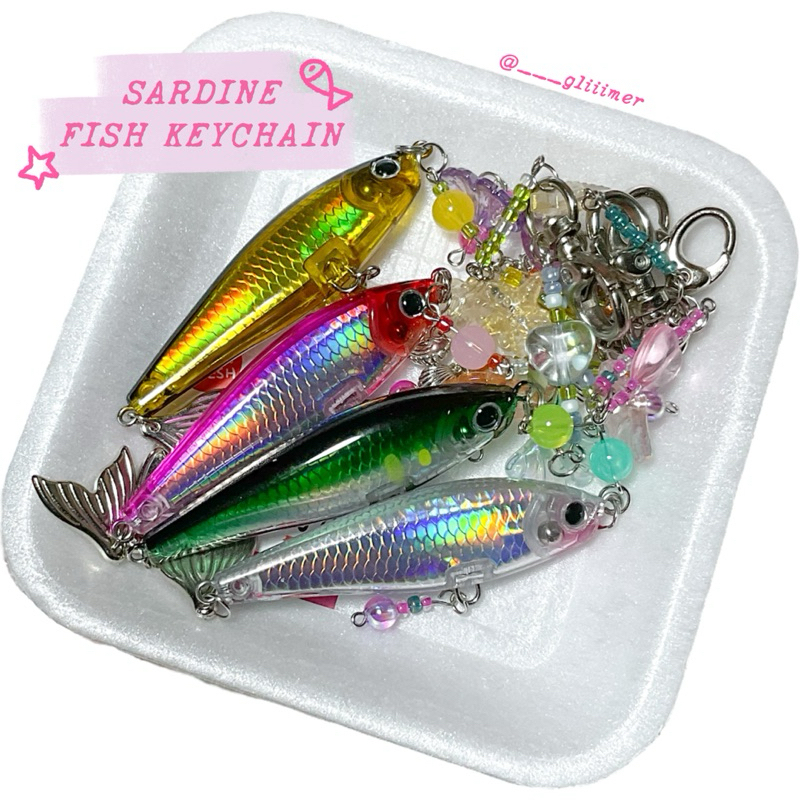 Jual SARDINES FISH KEYCHAIN // BAGCHARM | Shopee Indonesia