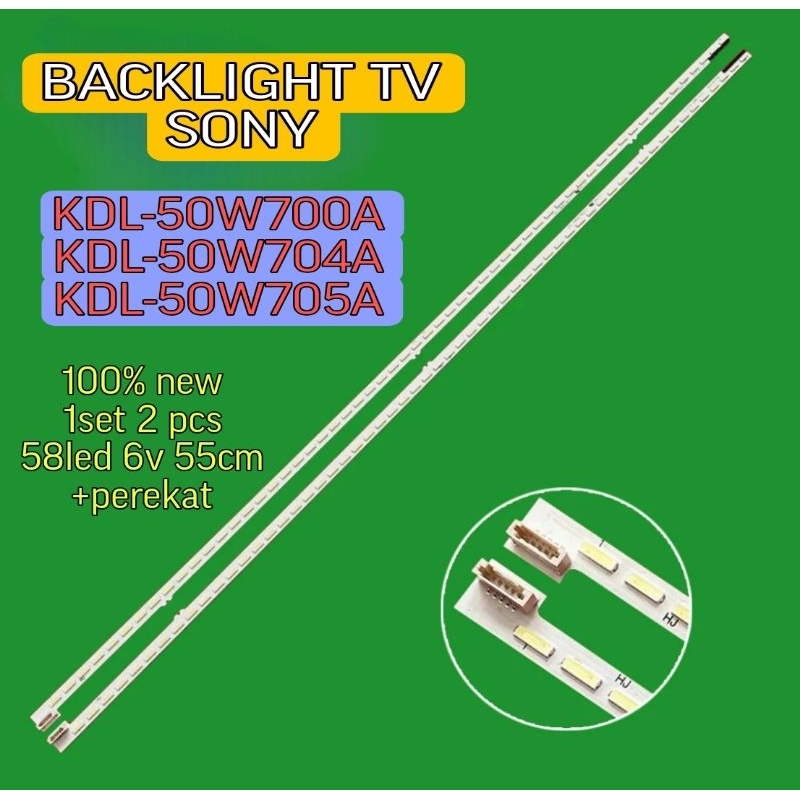 Jual LAMPU LED BACKLIGHT BL TV SONY KDL-50W700A KDL-50W704A KDL-50W705A ...