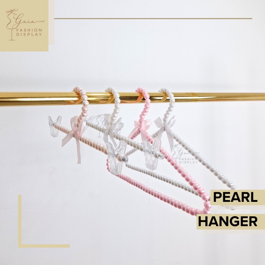 Jual Hanger Mutiara Gantungan Baju Monte Mute Premium Hanger Korea ...