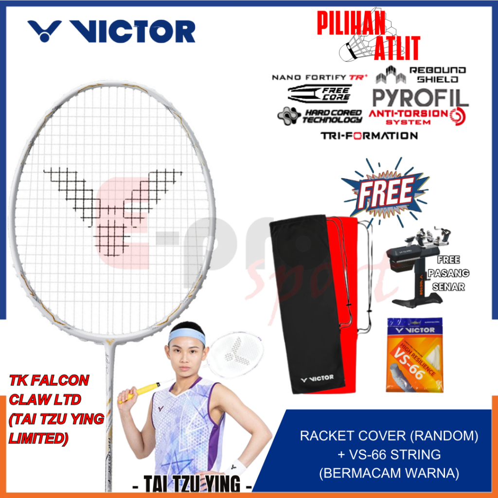 Jual Limited Edition ! Raket Badminton Victor Thruster K Falcon Claw ...