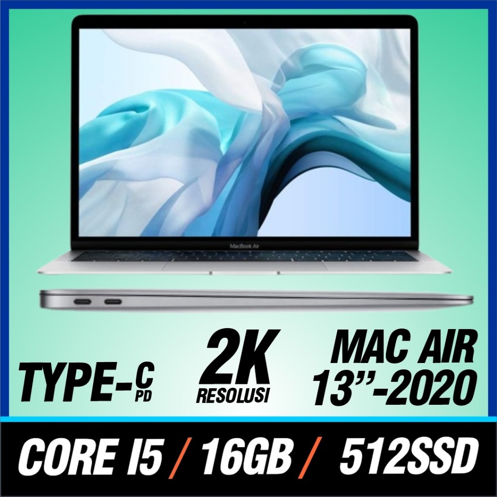 Jual apple MACBOOK AIR-Core i5-16GB RAM 500GB SSD 13inc-2019 A1932 ...