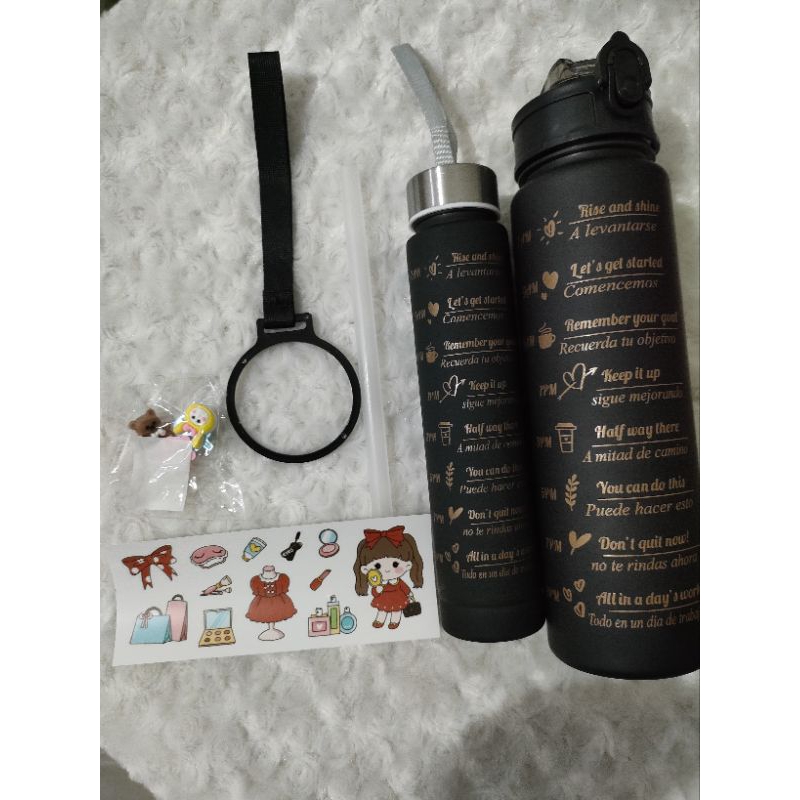 Jual Botol air minum motivasi terbaru botol minum 1000ml botol minum ...
